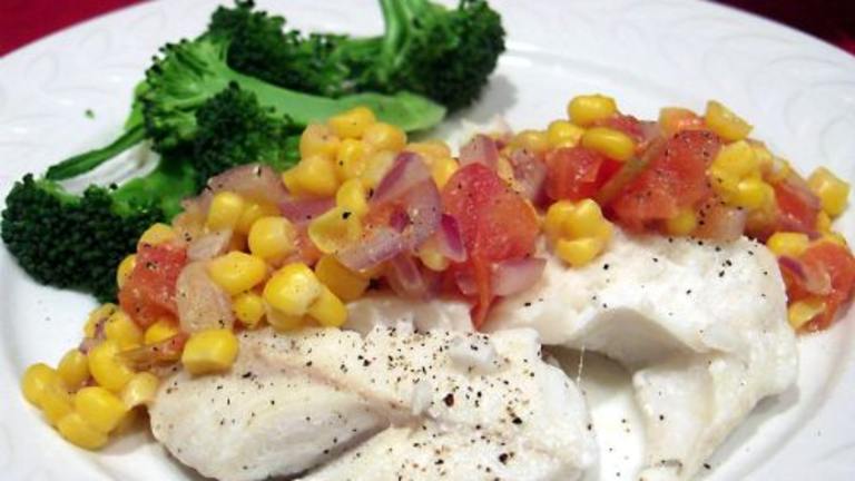 Poached Haddock With Corn Relish Recipe - Food.com