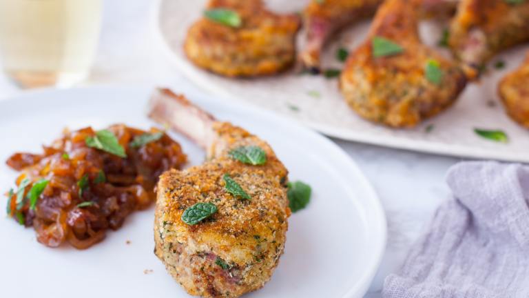 Mint Lamb Chops With Caramelized Shallots Recipe - Food.com