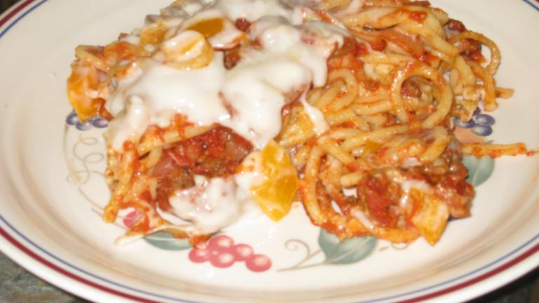 Cheesy Layered Baked Spaghetti Casserole Recipe - Food.com