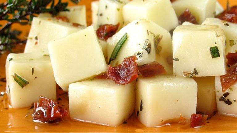 Marinated Mozzarella Cubes Recipe - Food.com