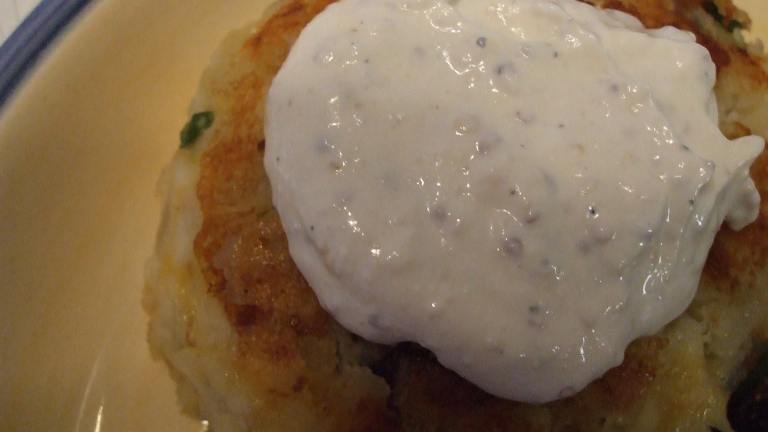 Ham and Potato Patties With Horseradish Sauce Recipe - Food.com