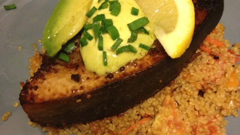 Lemon Soy Swordfish With Avocado Butter Recipe - Food.com