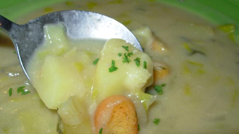 Stilton and Potato Soup With Cheese Croutons Recipe - Food.com