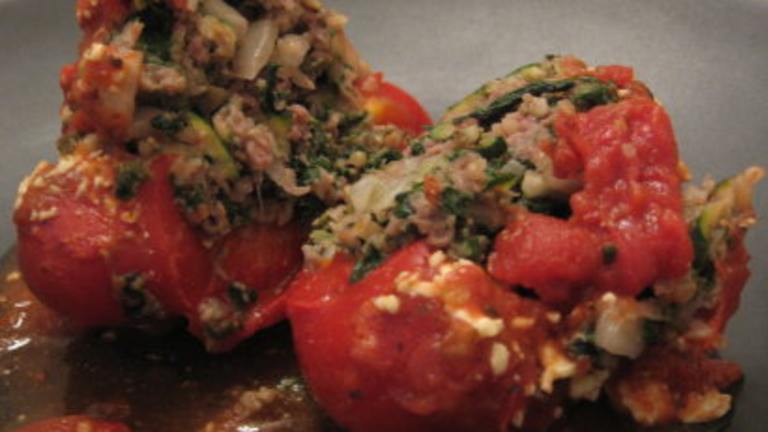 Greek-Style Stuffed Bell Peppers (Light) Recipe - Food.com