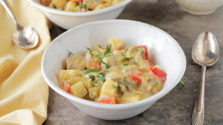 Cheesy Brat Stew for the Slow Cooker Recipe - Food.com