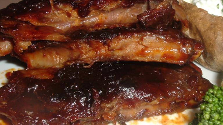 Chili Rubbed Baby Back Ribs W/ Dark Roast Coffee Barbecue Sauce Recipe ...