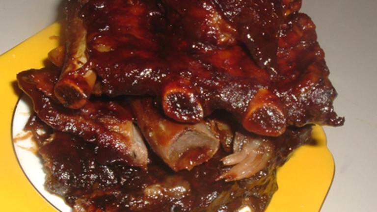 Chili Rubbed Baby Back Ribs W/ Dark Roast Coffee Barbecue Sauce Recipe ...