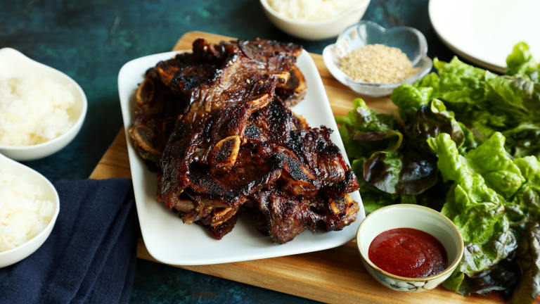 Easy Sweet & Savory Korean BBQ Grilled Beef Short Ribs (Kal Recipe ...