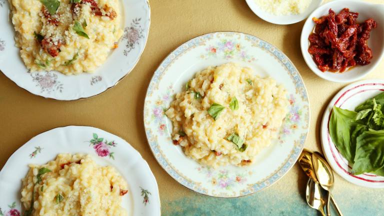 Sun-Dried Tomato Risotto With Mozzarella Recipe - Food.com