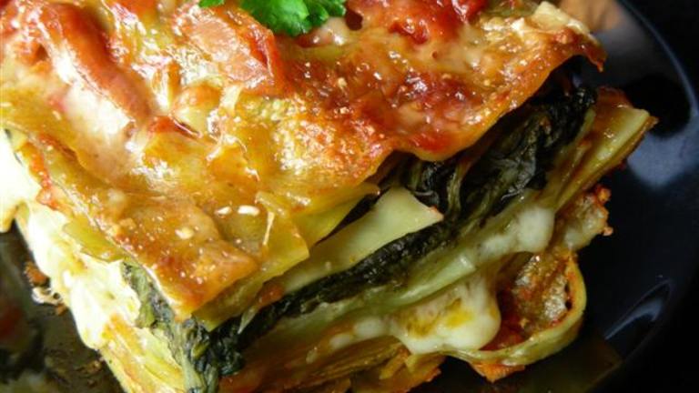 Lasagna Florentine With Sun-Dried Tomato Marinara Recipe - Food.com