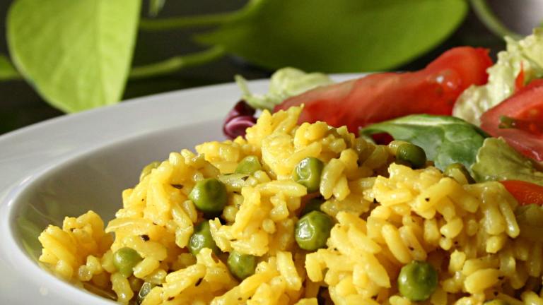 Yellow Rice With Peas Recipe - Food.com