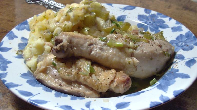 Garlic and Wine Braised Chicken (Dark Meat) Recipe - Food.com