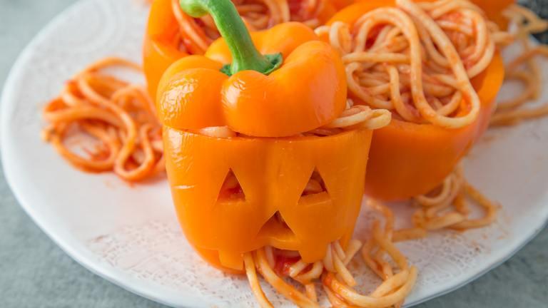 Halloween Jack-O-Lantern Pasta Dinner Recipe - Food.com