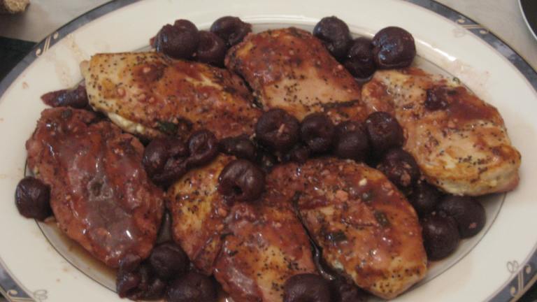 Chicken Cherries Flambe Recipe - Food.com