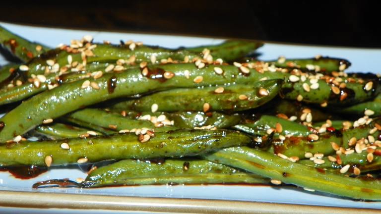 Wok-Seared Sesame Green Beans Recipe - Food.com