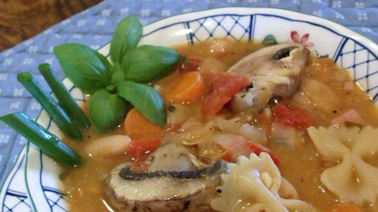 Pasta E Fagioli With Ham, Mushrooms and Herbs Recipe - Food.com
