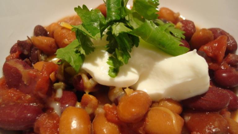 3 Bean Vegetarian Chili Goya Beans Recipe