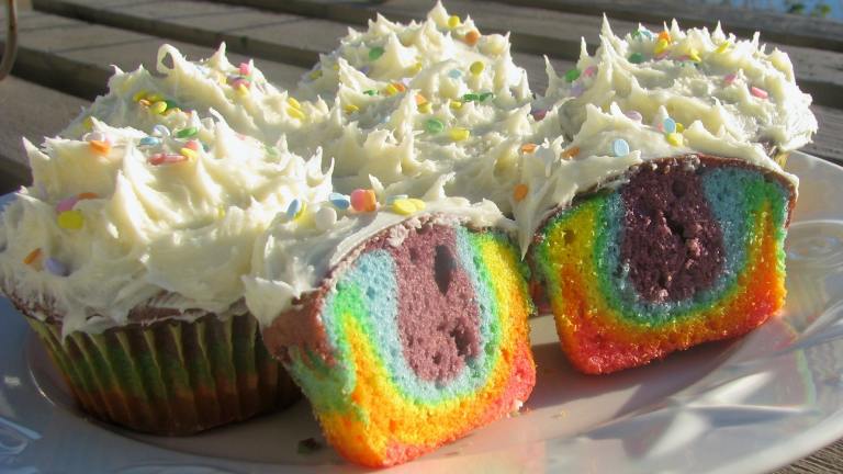 Vibrant Rainbow Cake Recipe - Food.com