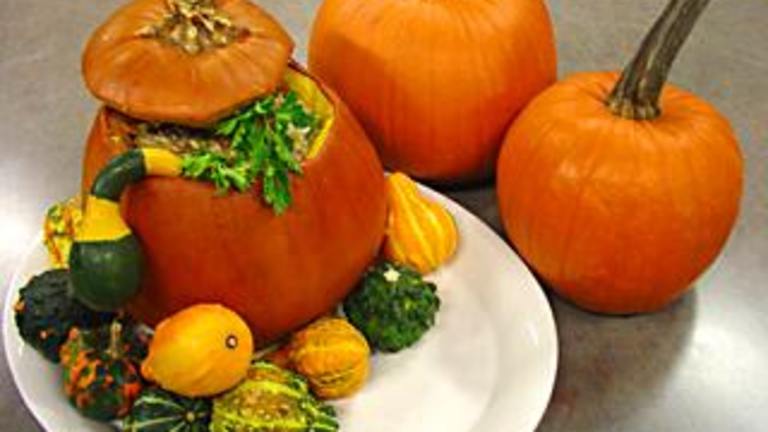 Dinner in a Pumpkin Recipe - Food.com