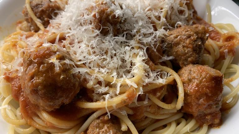 Spaghetti With Small Meatballs Recipe - Food.com