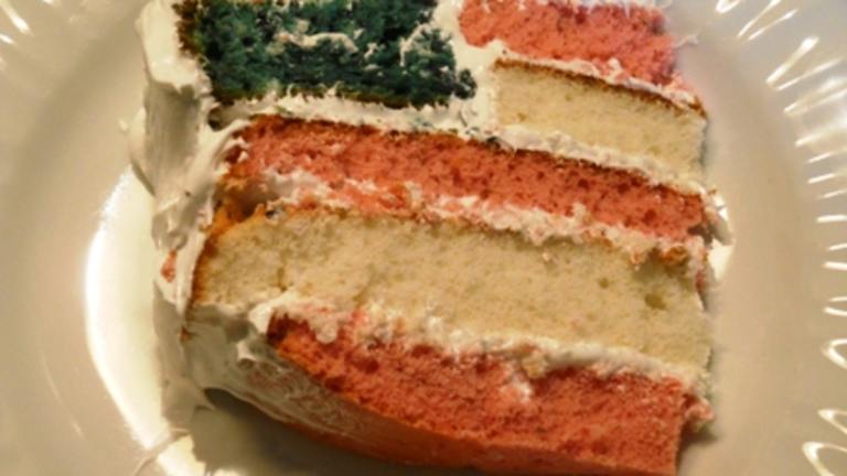 Red, White & Blue Layered Cake Recipe - Food.com