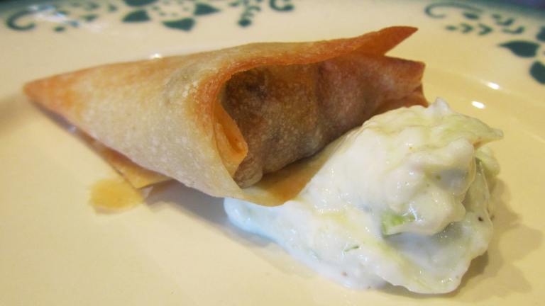 Spicy Chickpea Samosas With Raita Recipe - Food.com