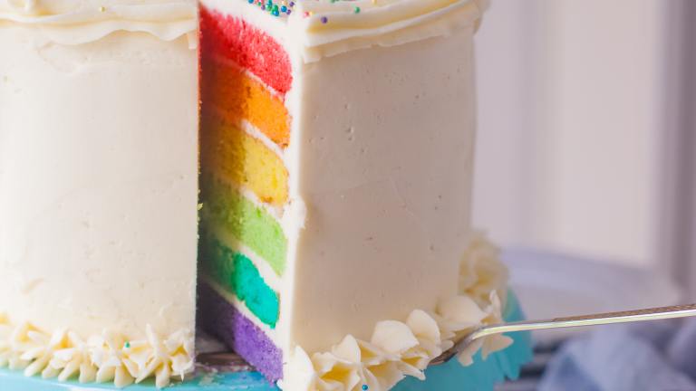 Rainbow Layer Cake Recipe - Food.com