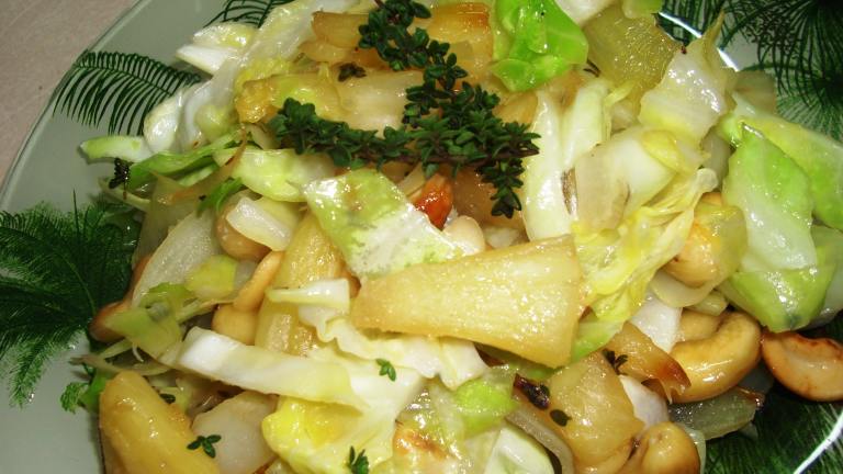 Warm Cabbage With Pineapple and Peanuts Recipe - Food.com