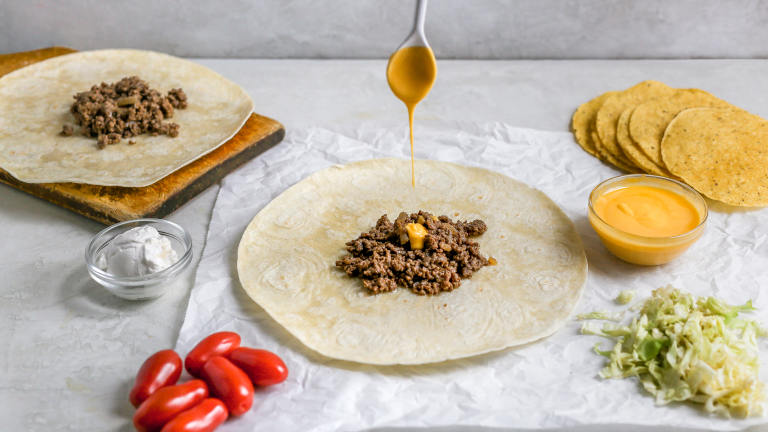 Taco Bell Style Crunch Wrap Supreme Recipe - Food.com