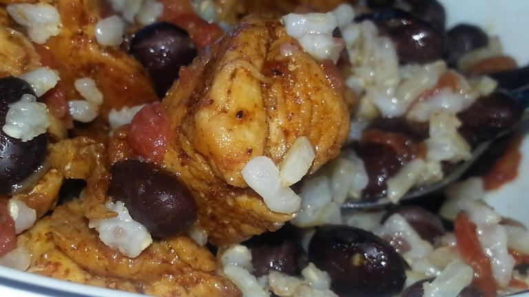 Chicken With Brown Rice & Black Beans Recipe - Food.com