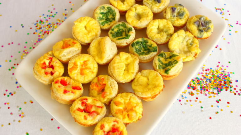 Mini Rainbow Quiches Recipe - Food.com