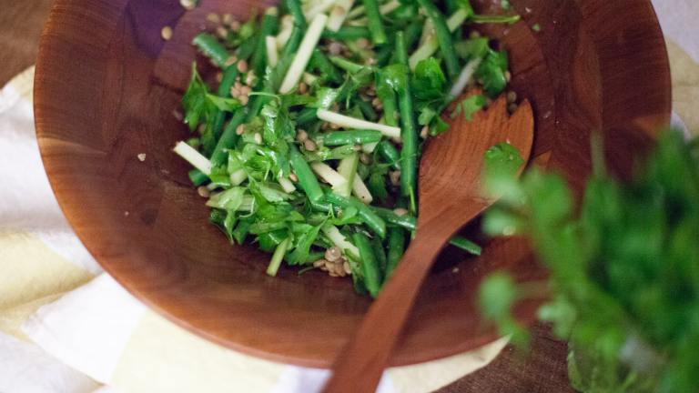 Lentil Bean And Parsley Salad Recipe