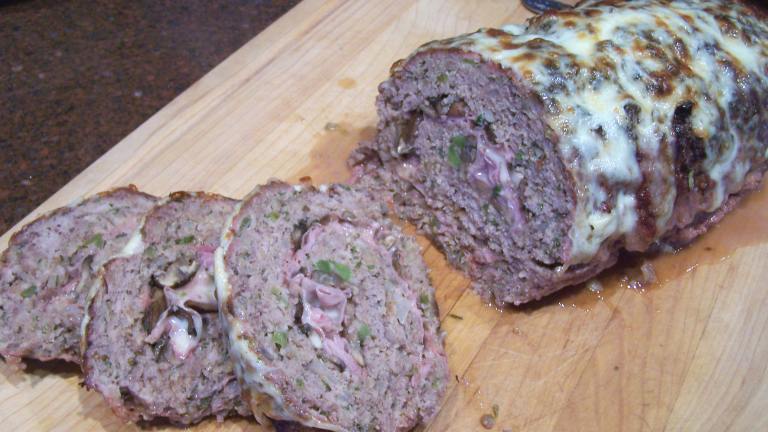 Meatloaf Rolled With Ham , Cheese & Shrooms Recipe - Food.com