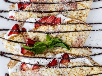 French Cream Crepes With Raspberry Sauce Recipe - Food.com