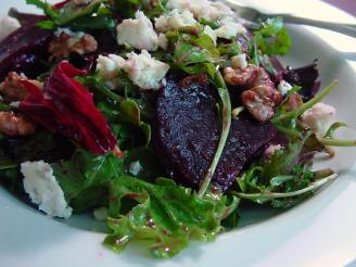 Roasted Beet Salad With Horseradish Cream Dressing Recipe - Food.com