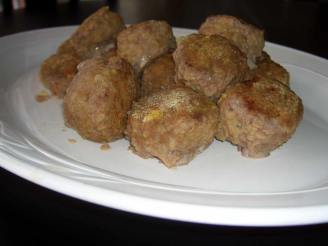 German Meat Balls With Bell Pepper Sauce - Hackfleisch Kuechle Recipe ...