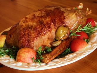 Roast Goose With Wild Rice-Chestnut Stuffing Recipe - Food.com