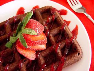 Chocolate Strawberry Waffles Recipe - Food.com