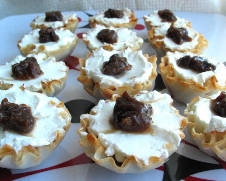 Mini Phyllo Shells With Chutney and Goat Cheese Recipe - Food.com