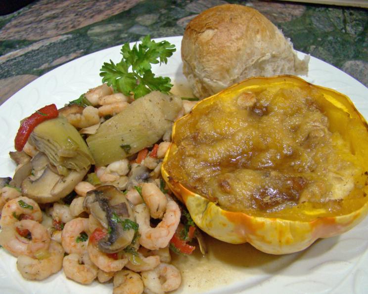 Twice Baked Buttercup Squash Recipe