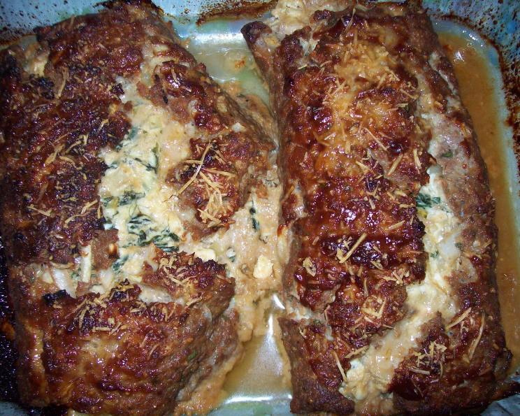 Spinach and Ricotta Cheese Rolled Meatloaf Recipe - Food.com