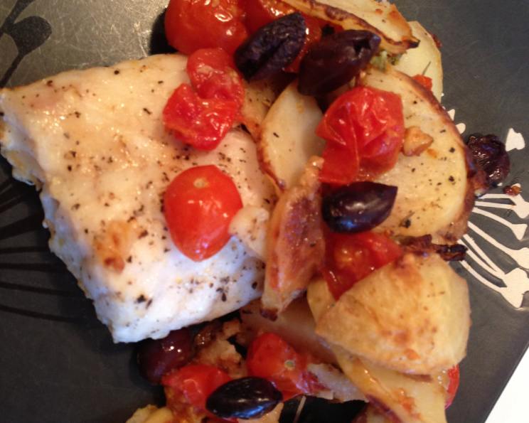 Roasted Cod With Potatoes and Olives Recipe - Food.com