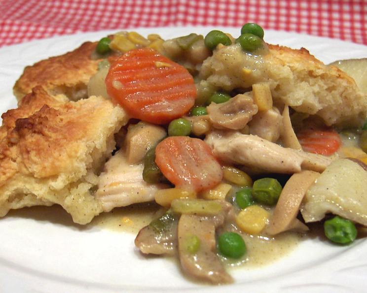 Chicken Pot Pie With Buttermilk Biscuit Crust Recipe