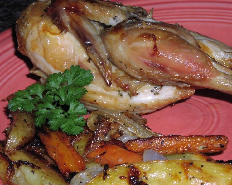 Roasted Cut up Chicken and Vegetables Recipe - Food.com