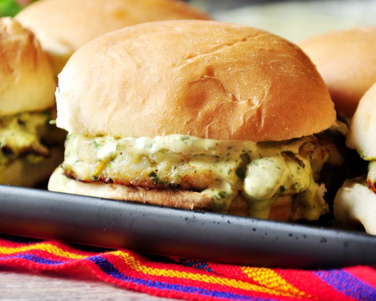 Scallop Burger Sliders With a Cilantro-Lime Mayo Recipe - Food.com