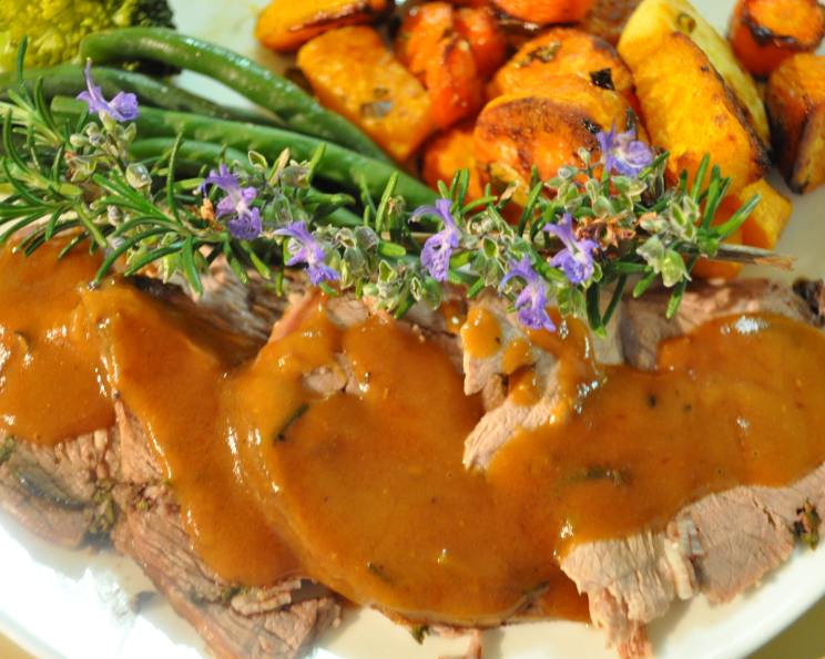 Drop Dead Gorgeous - Garlic Studded Roast Leg of Lamb Recipe - Food.com