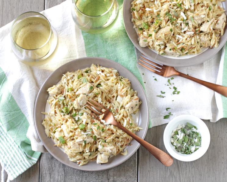 Lemony Chicken and Scallion Orzo, Risotto-Style Recipe - Food.com