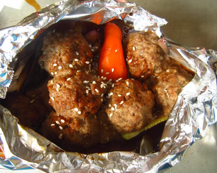 Oriental Meatball Veggie Packets #RSC Recipe - Food.com