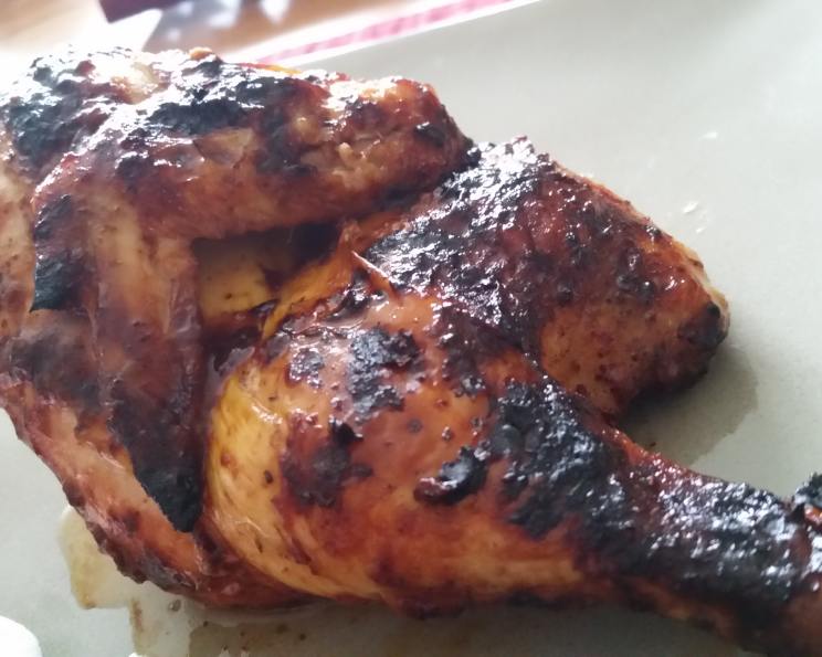 Chili-Rubbed Chicken With Barbecue "Mop" Sauce Recipe - Food.com