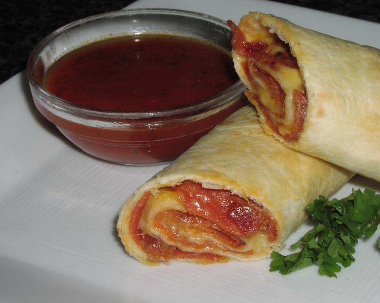 Air Fried Pepperoni Wraps Recipe - Food.com
